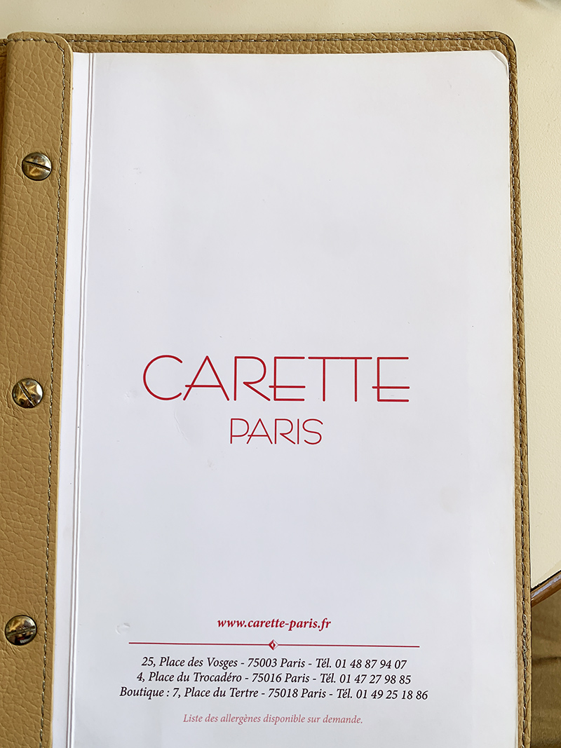 Carette París Place des Vosges | Brunch en París | Yummy Barcelona