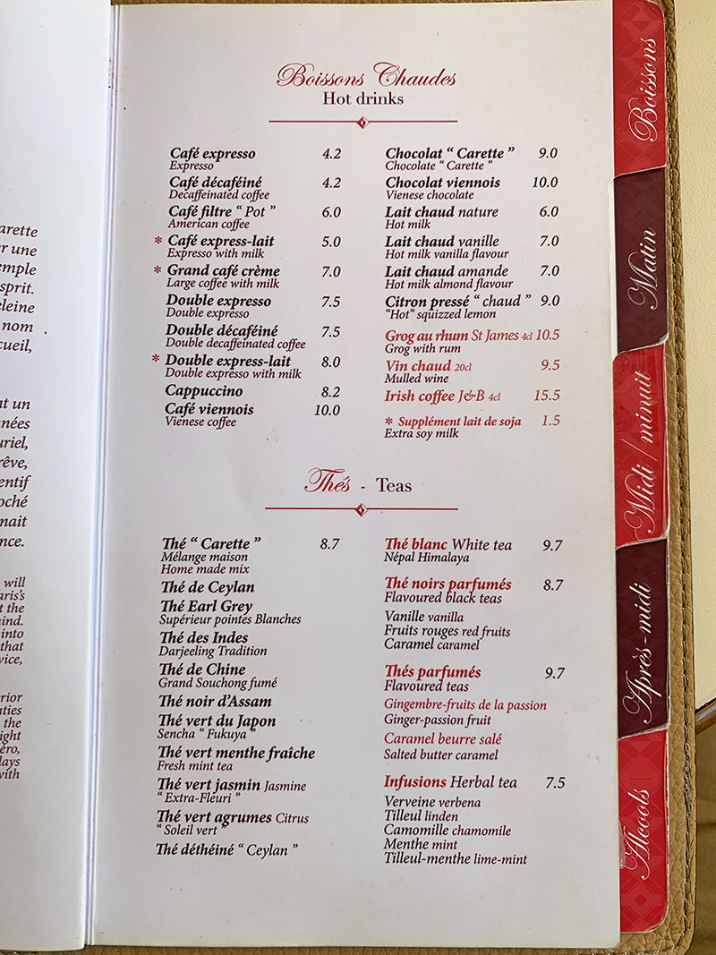 Carette París Place des Vosges | Brunch en París | Yummy Barcelona