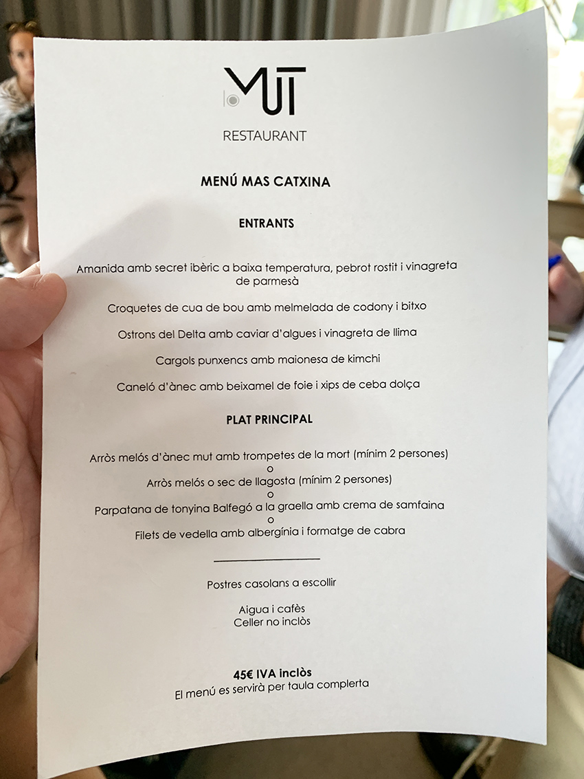 Restaurante Lo Mut | Hotel Mas Catxina en Deltebre | Yummy Barcelona