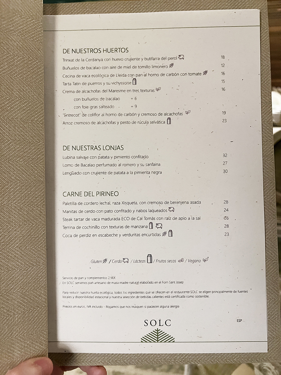 Restaurant SOLC Hotel Majestic Chef Nandu Jubany | Yummy Barcelona