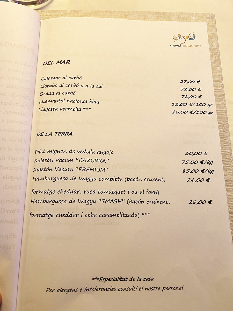 Mayisi Barcelona | Restaurante de Arroces y platos de Formentera